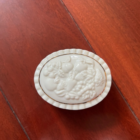 Lenox | Jewelry | Vintage 998 Lenox Fruits Of Life Oval Trinket Box ...